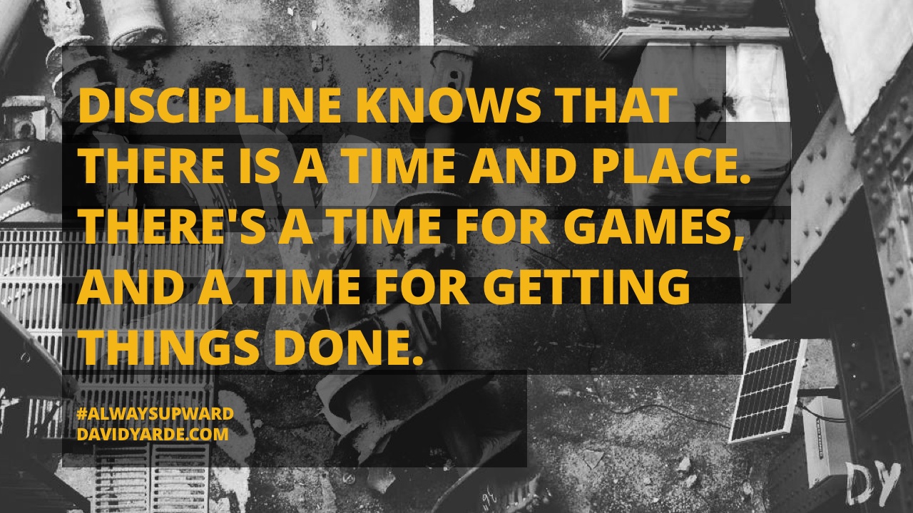 Routine vs Discipline - David Yarde