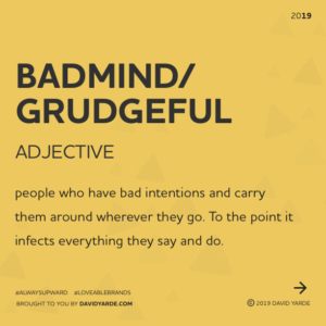 Badmind & Grudgeful Folk - David Yarde